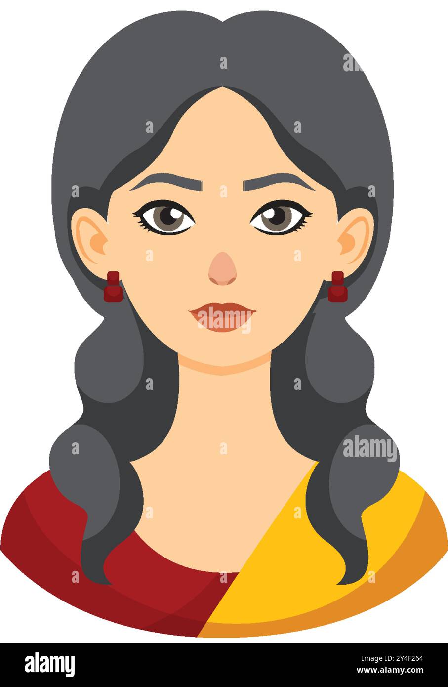 Vector art of an Indian woman Stock Vector Image & Art - Alamy