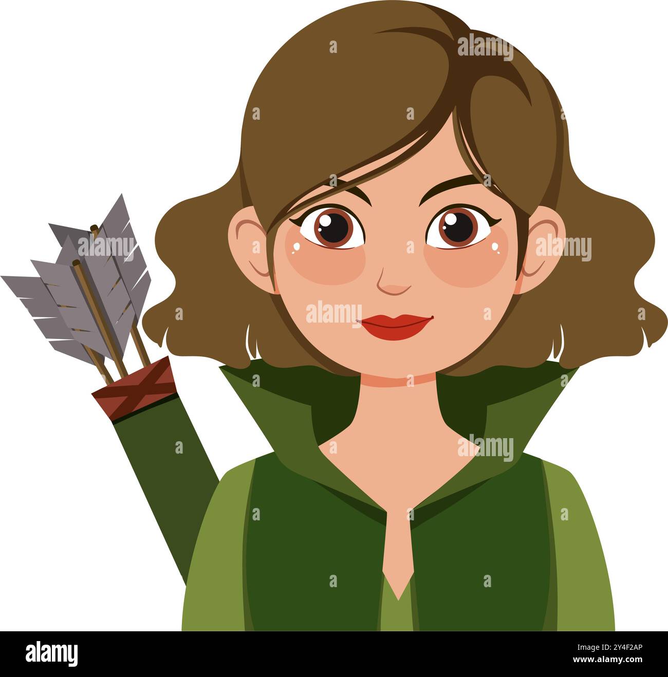 A vector of a female elf archer Stock Vector Image & Art - Alamy