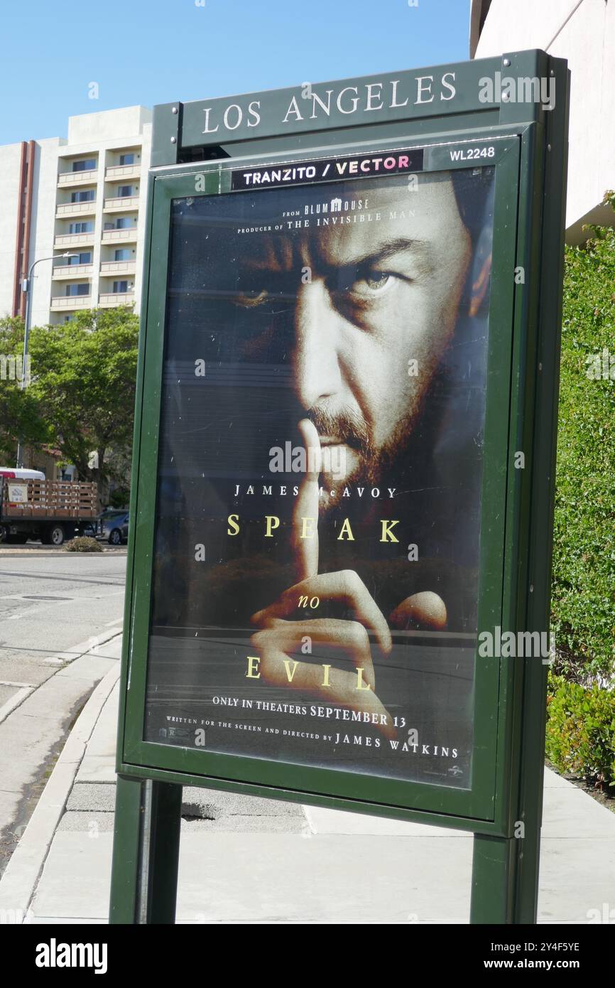 Los Angeles, California, USA 14th September 2024 James McAvoy Speak No ...
