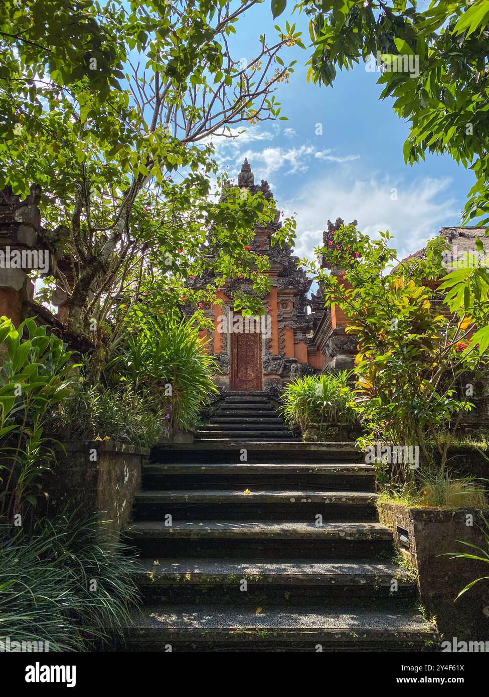 Angkul-angkul is a traditional Balinese building which has the main function as a gate Stock ...
