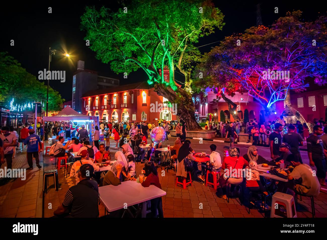 The Dutch Square (Red Square) of Melaka is located in Bandar Hilir and ...