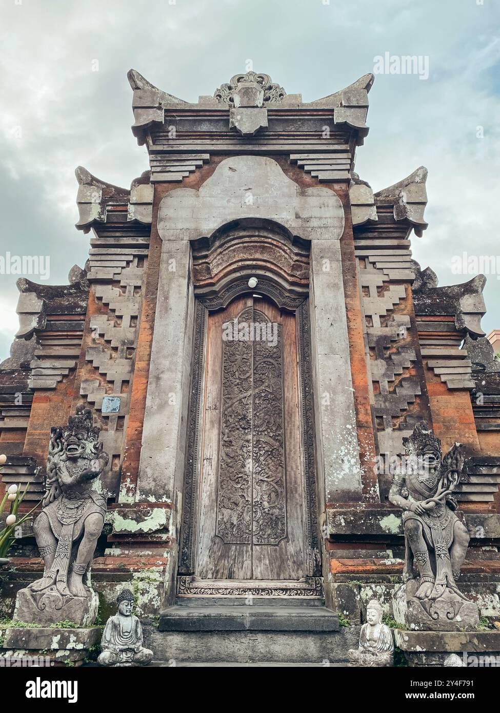 Angkul-angkul is a traditional Balinese building which has the main function as a gate Stock ...