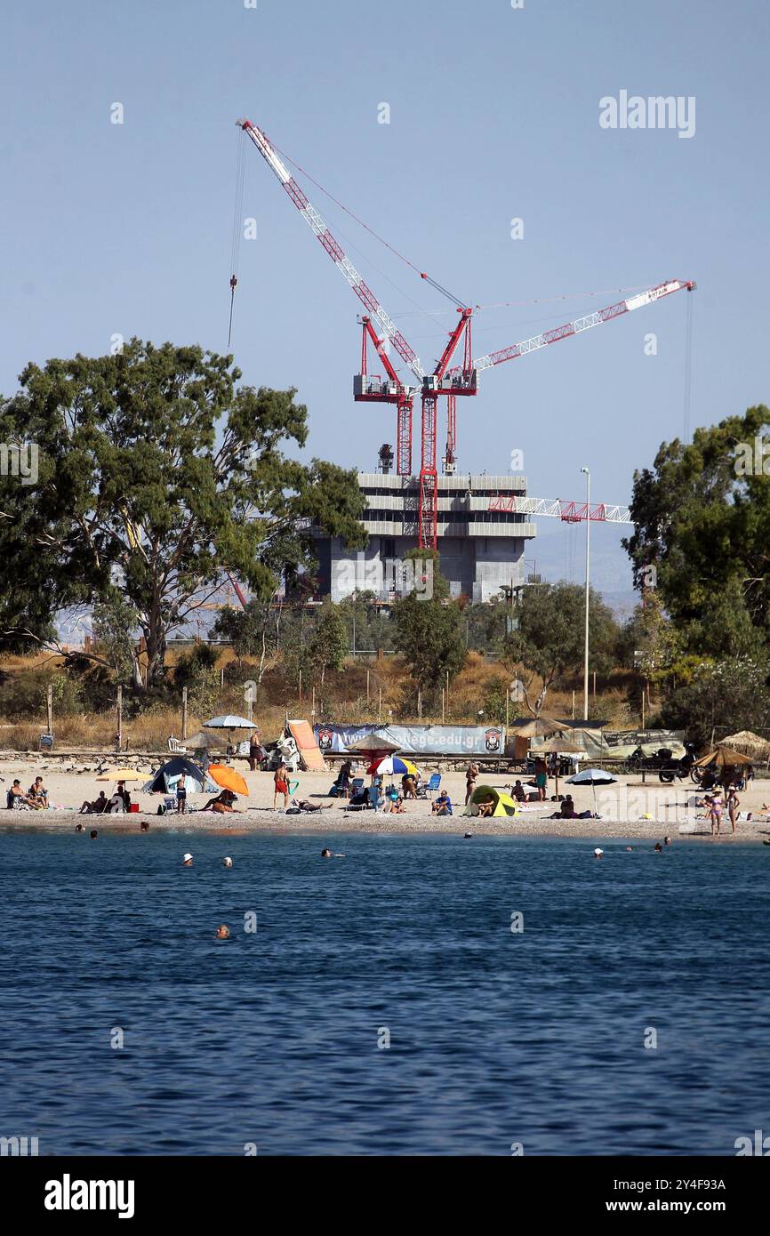 The Riviera Tower is gaining height, one floor every 5 days. Hellinikon ...