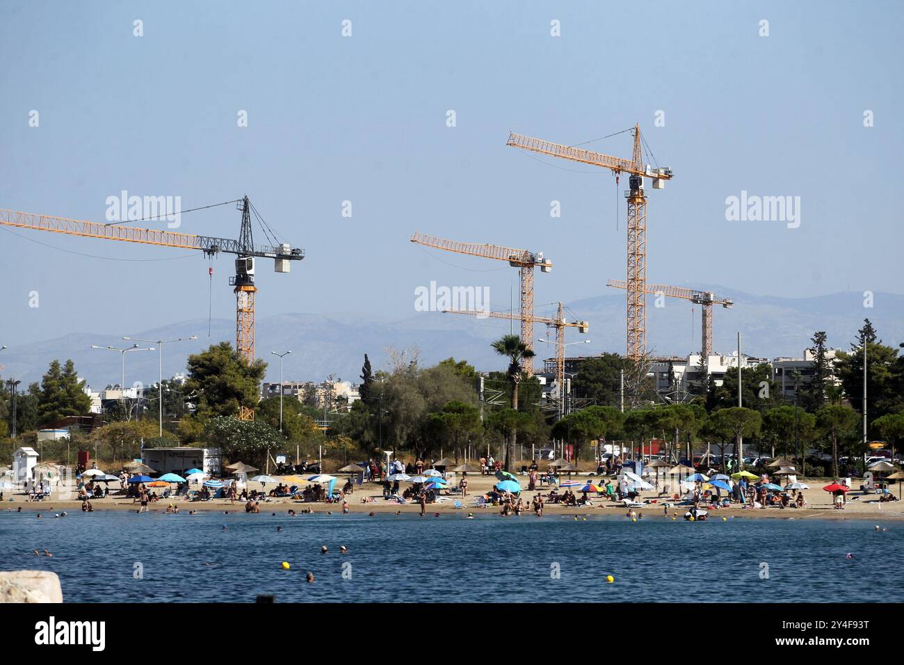 The Riviera Tower is gaining height, one floor every 5 days. Hellinikon ...