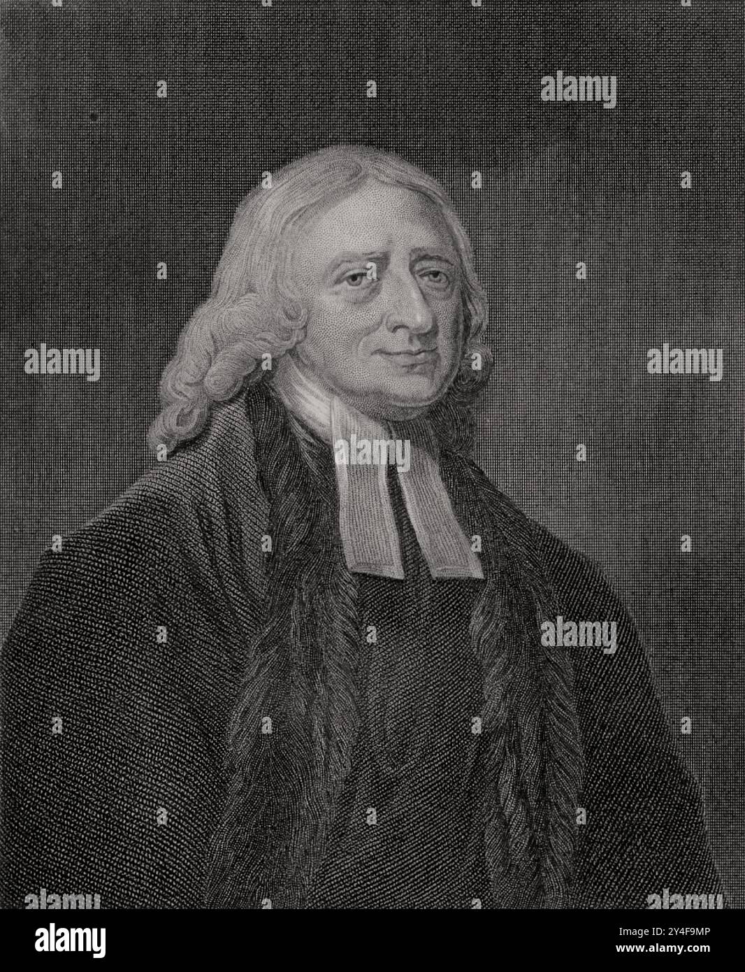 John Wesley (1703-1791 ) - Engraving Portrait Stock Photo - Alamy