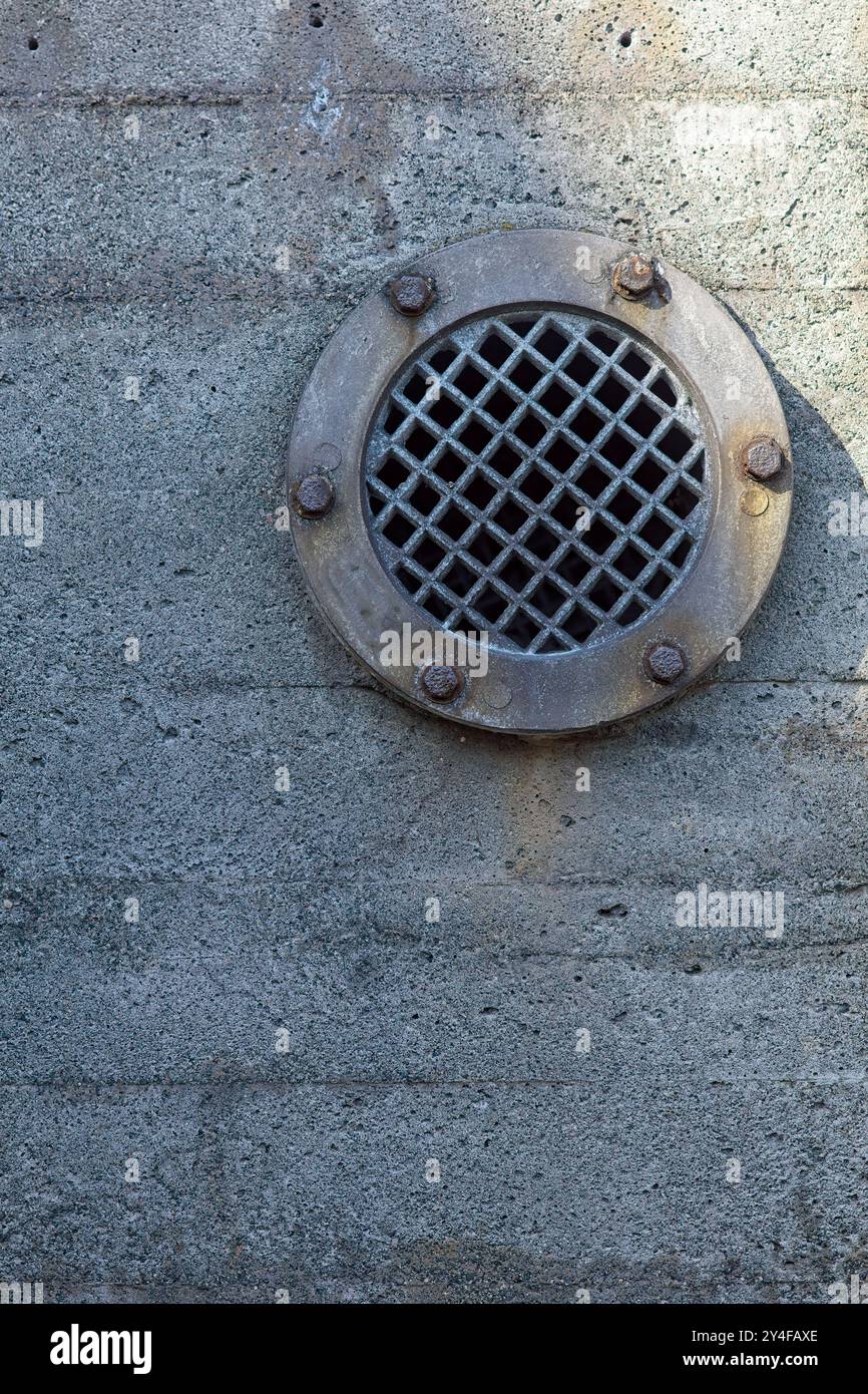 Air intake opening to Andersgrotta, which is Kirkenes largest bomb ...
