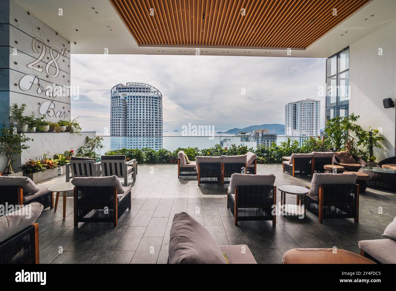 Interior restaurant overlooking sea hi-res stock photography and images ...