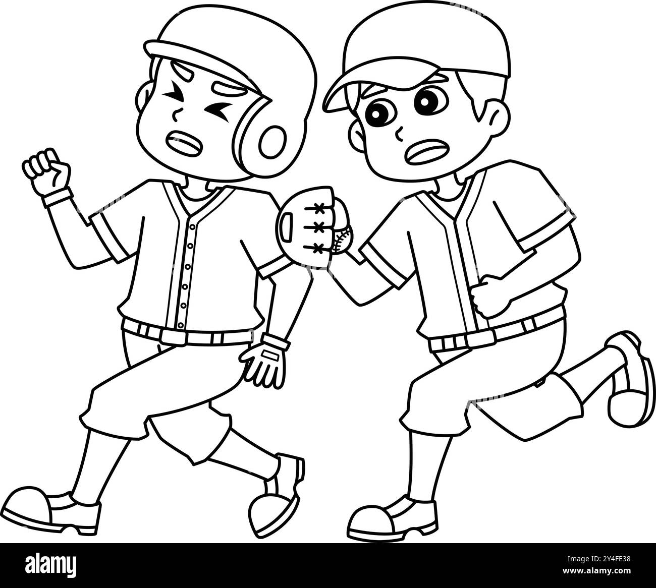Kids Playing Tag Coloring Pages [2025]
