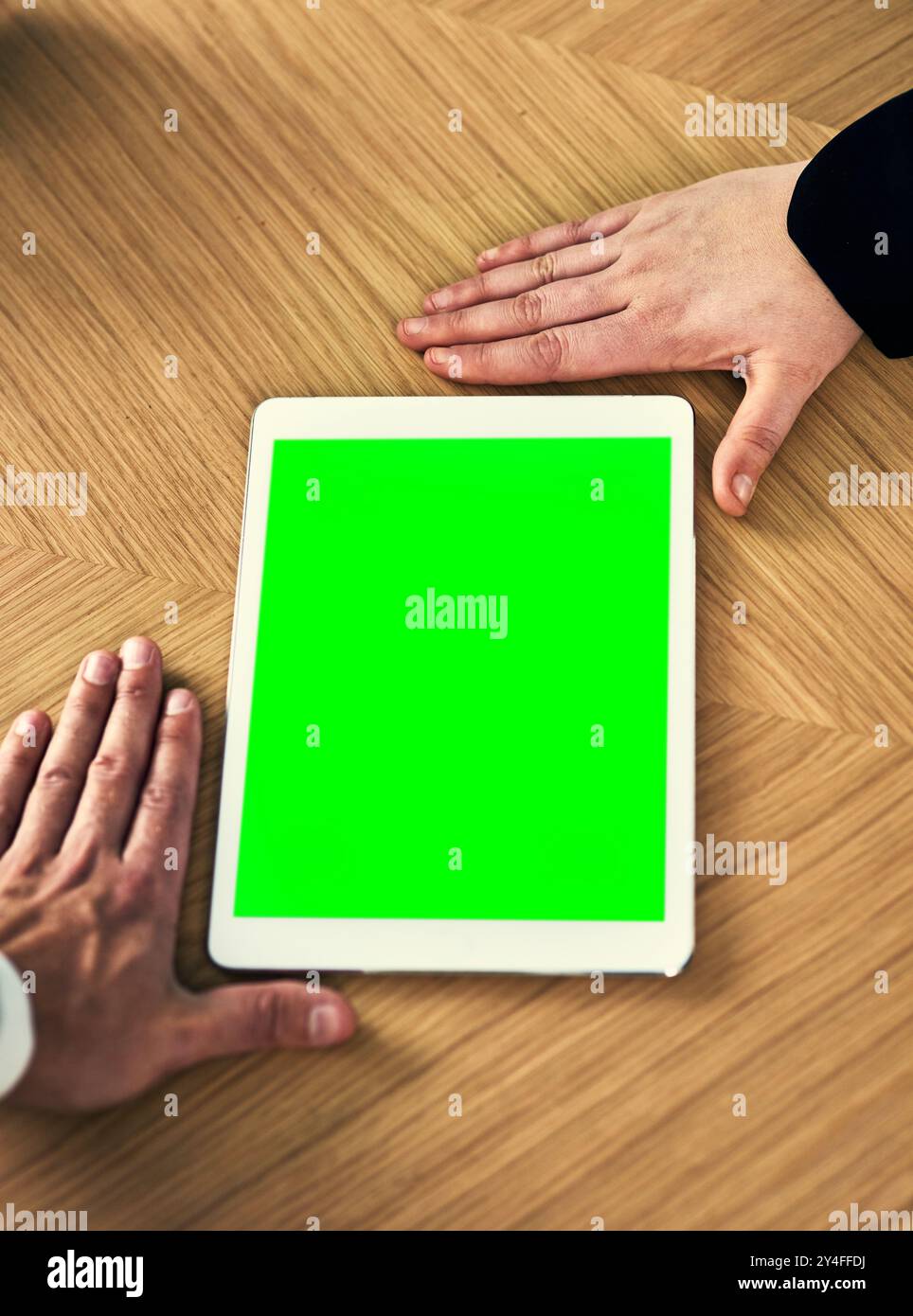 Software developer meeting green screen hi-res stock photography and ...