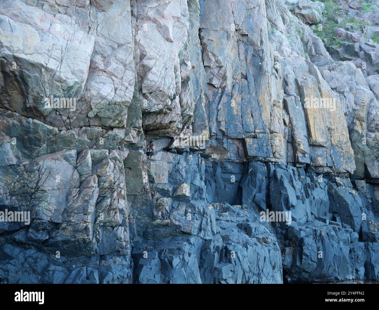 The vibrant rock formations of Kullaberg, Sweden, reveal nature's ...