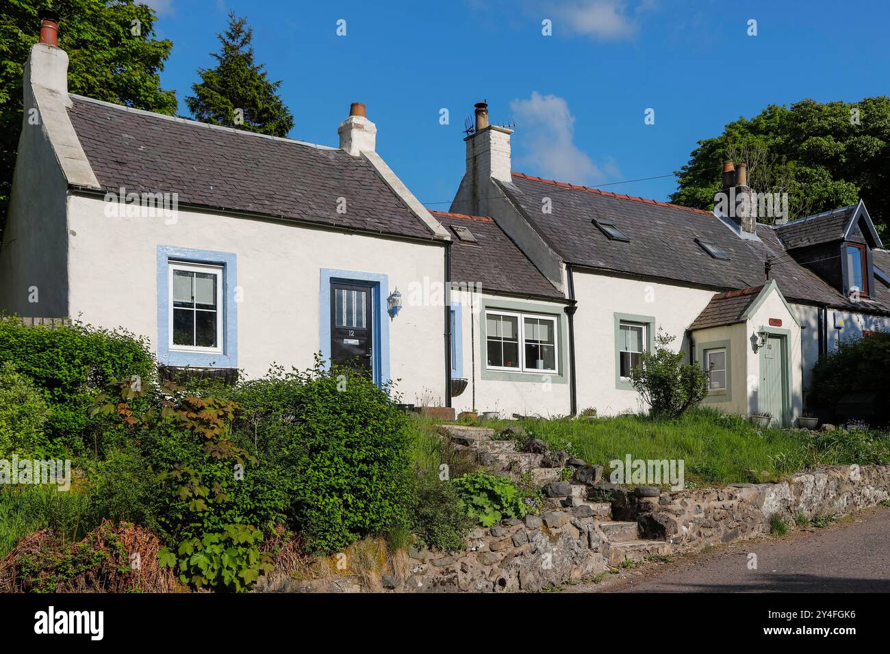 The oldest houses in this former mining settlement & second highest ...