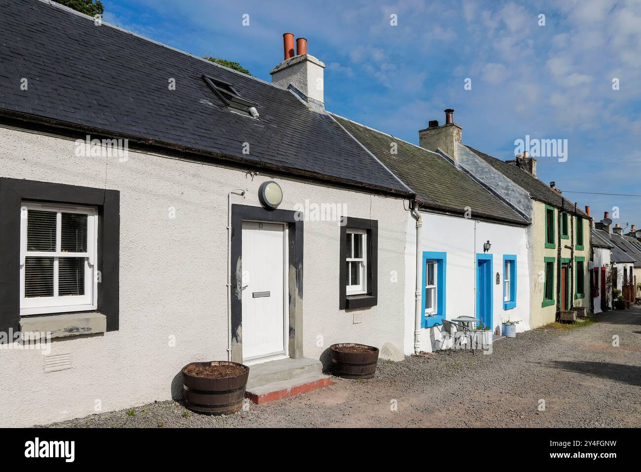 The oldest houses in this former mining settlement & second highest ...
