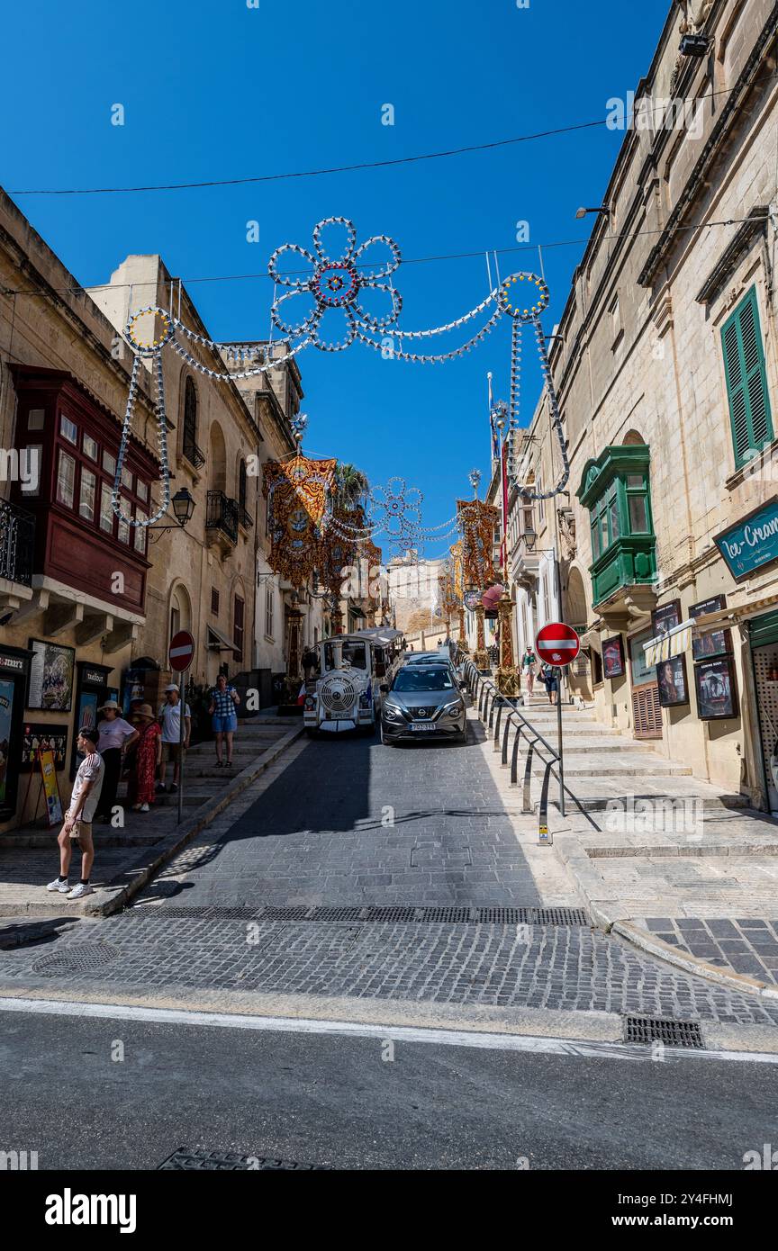 Island of Gozo capital city of Vioctoria Stock Photo - Alamy