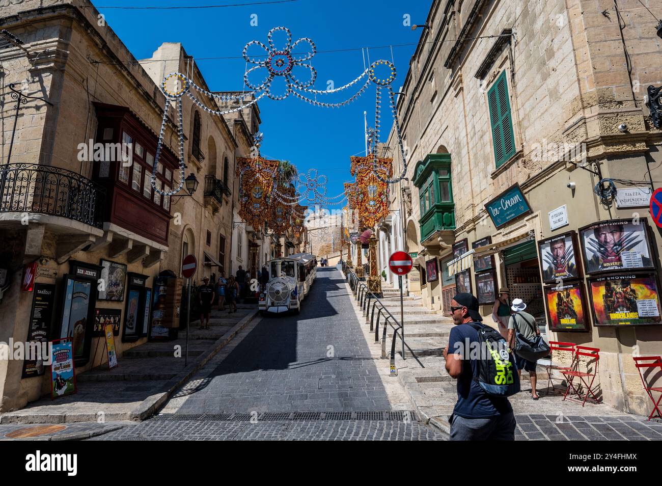 Island of Gozo capital city of Vioctoria Stock Photo - Alamy