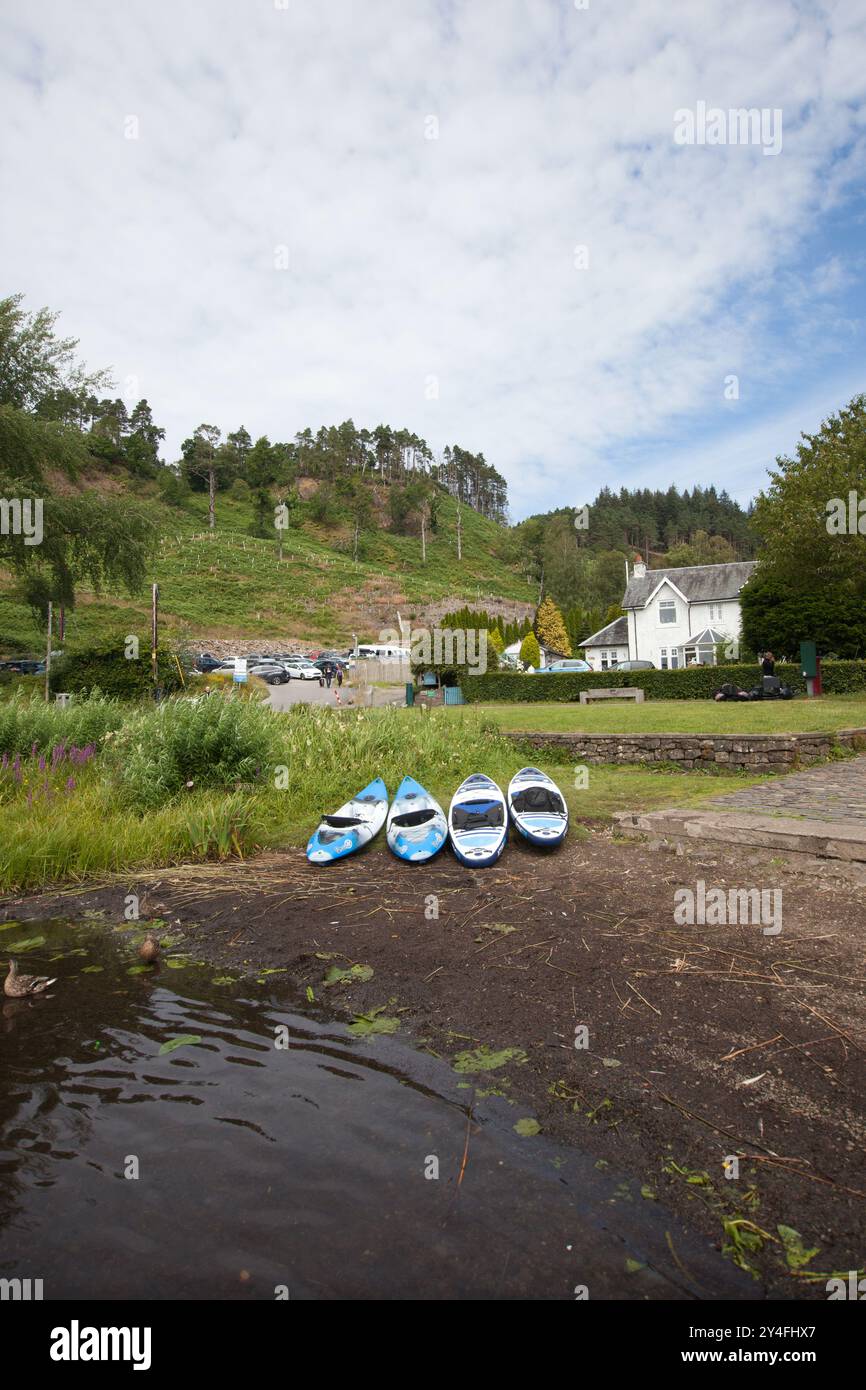Views of Balmaha Bay at Loch Lomond in Scotland in the United Kingdom ...