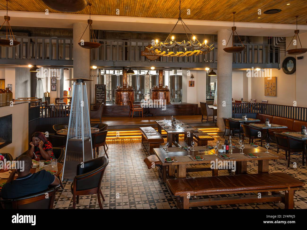 Brewery and restaurant in Swakopmund, Namibia Stock Photo - Alamy