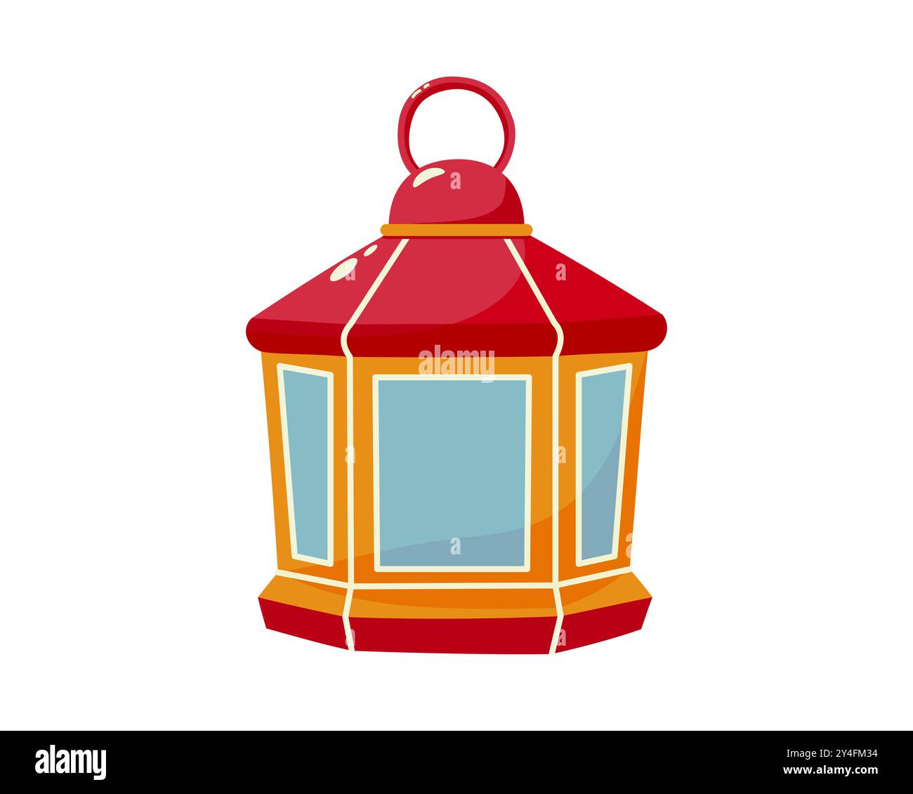 Christmas decoration lantern candle Stock Vector Images - Alamy