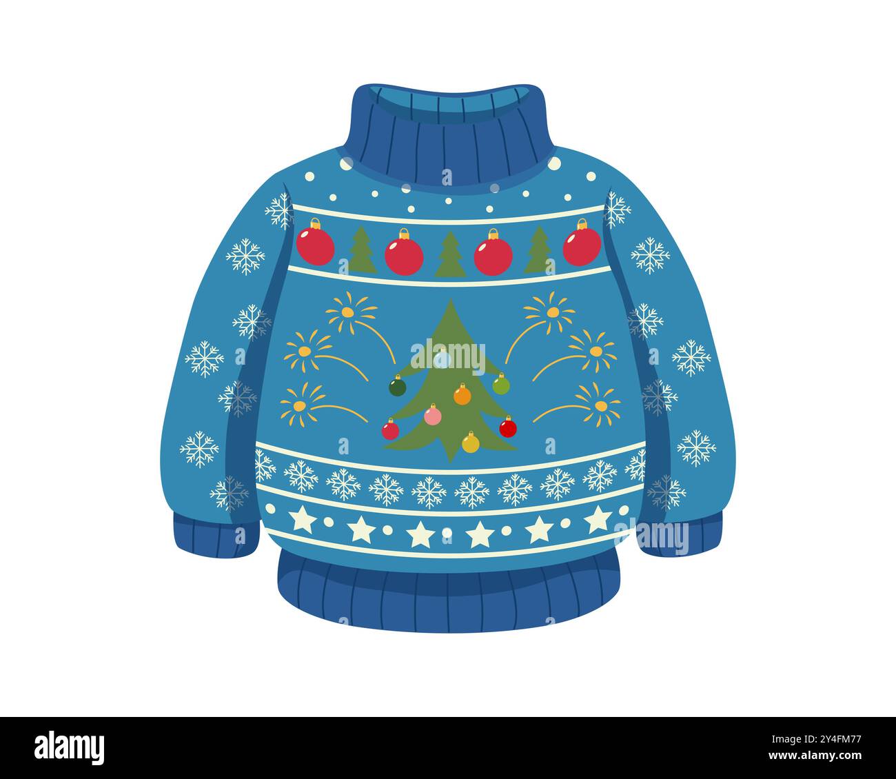 Ugly sweater pattern vector Cut Out Stock Images & Pictures - Alamy