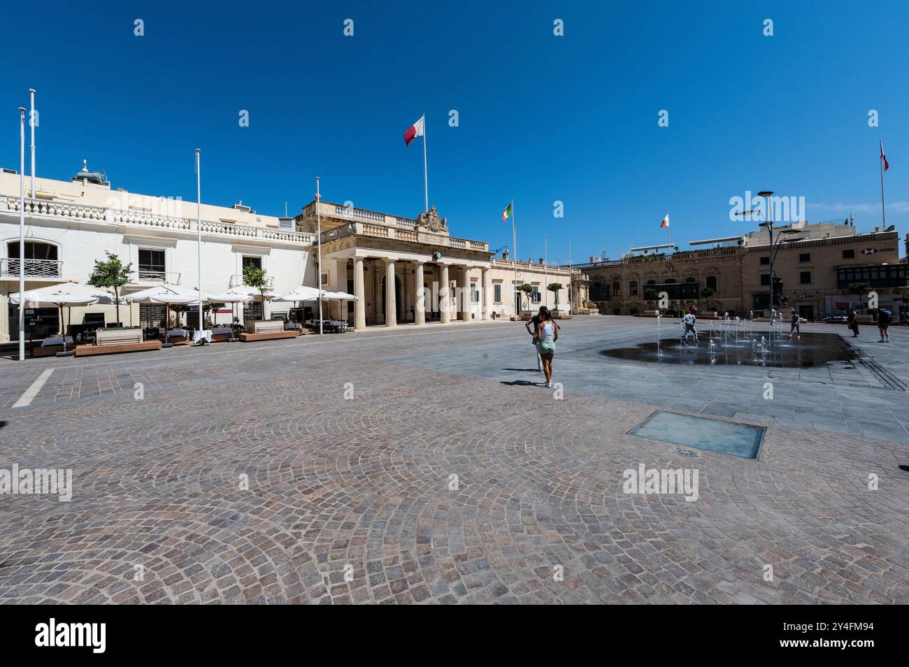 St. George’s Square in a beautiful place in the centre area of Valletta ...