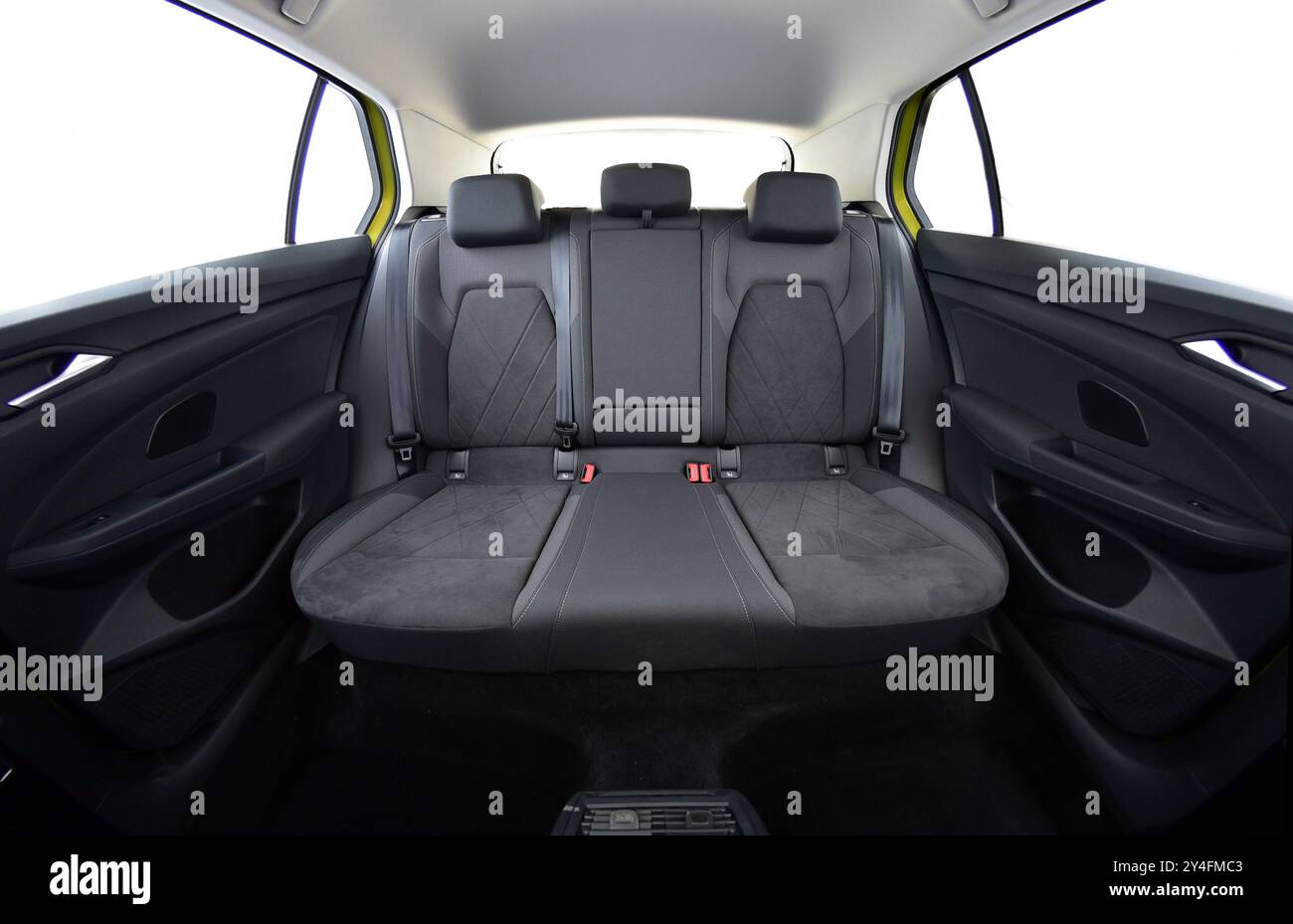 Rear seats in passenger car Stock Photo - Alamy