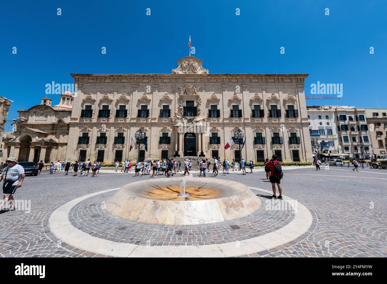 Baroque inn also known as Il-Berġa ta' Kastilja Stock Photo - Alamy