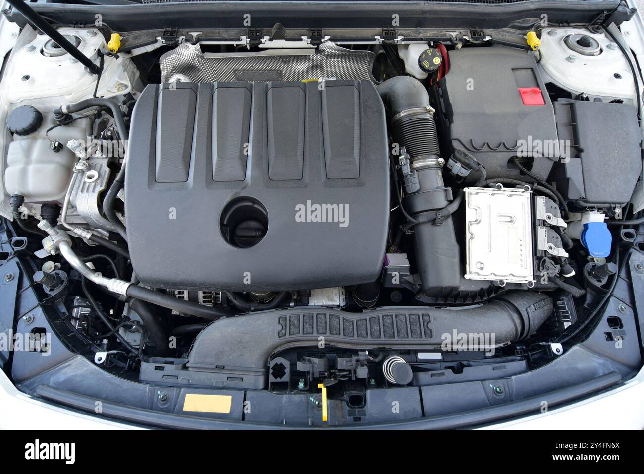 A diesel engine in a large luxury passenger car Stock Photo - Alamy