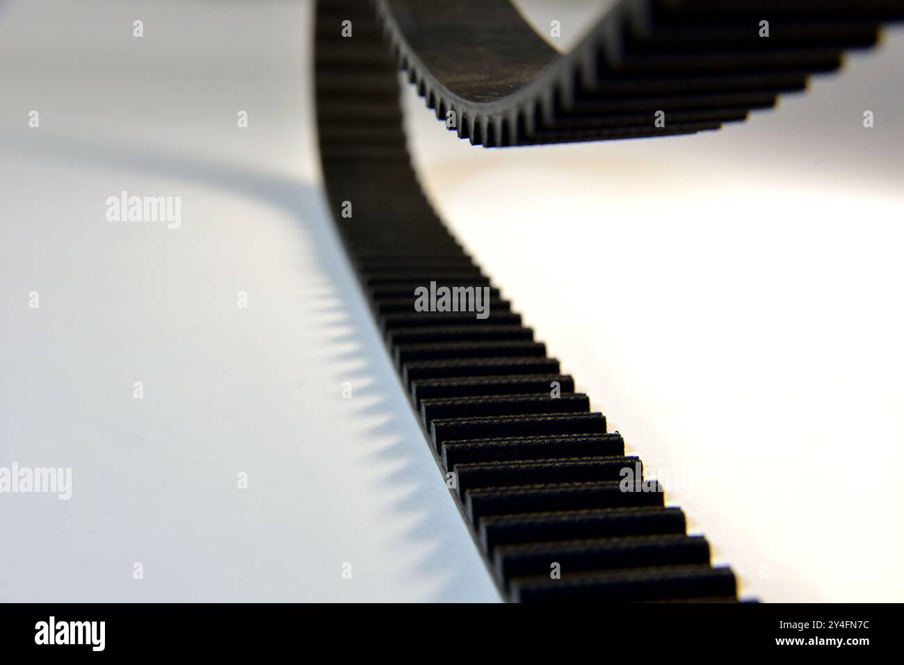Car engine timing belt details Stock Photo - Alamy