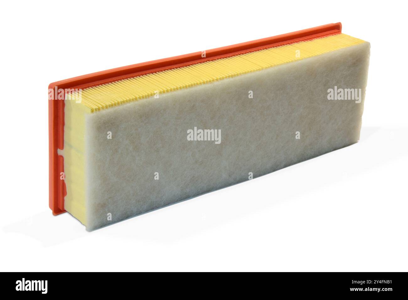 Automotive air filter, car spare part. Part of a car engine Stock Photo ...