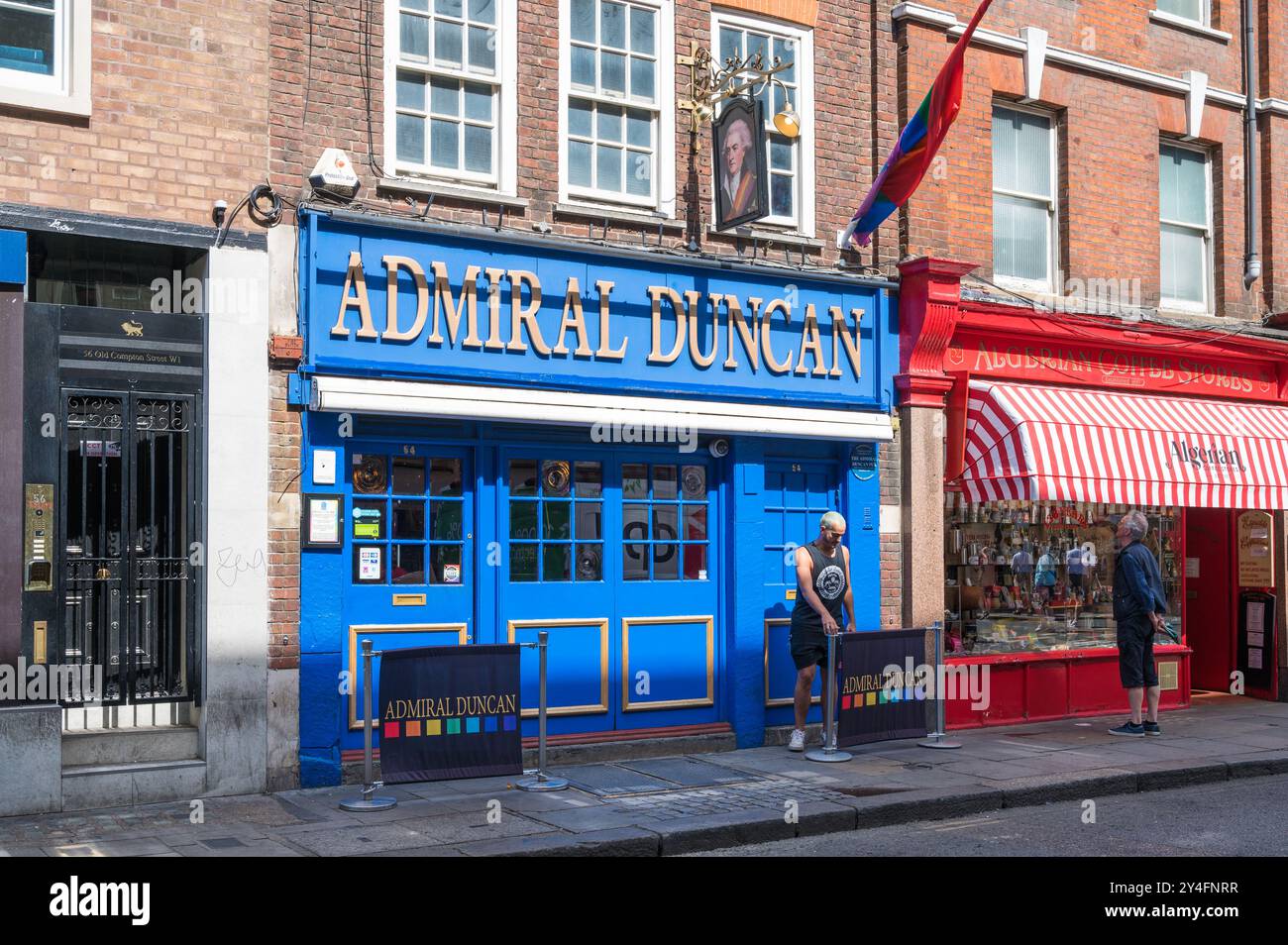 The Admiral Duncan an LGBTQIA+ Friendly Venue pub bar on Old Compton ...