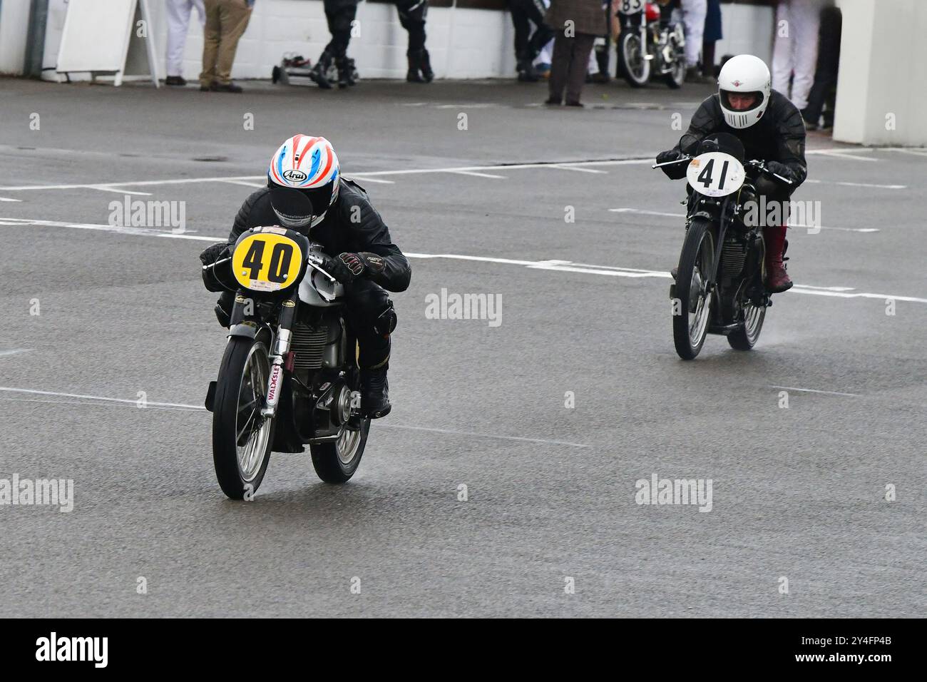 Glen English, Steve Plater, Norton Manx, Sam Rootes, Bill Swallow ...