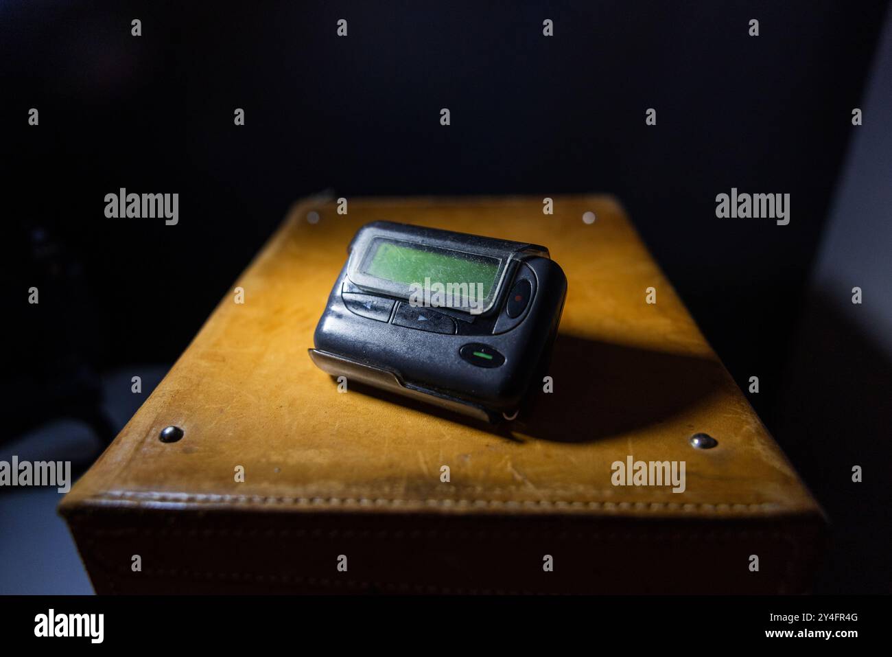A pager of an unknown brand Stock Photo - Alamy