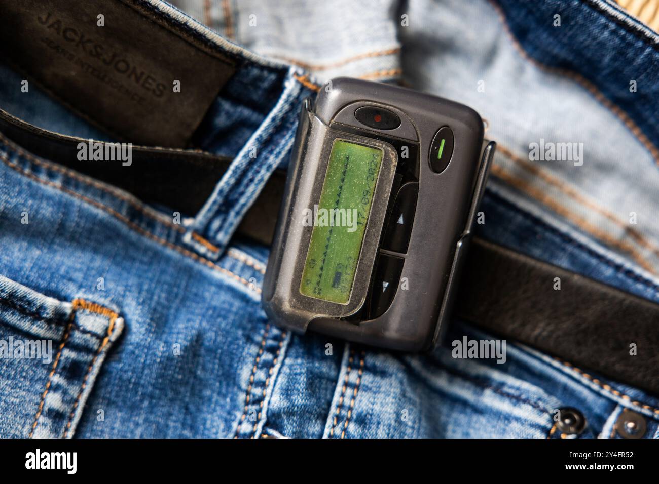 A pager of an unknown brand Stock Photo - Alamy