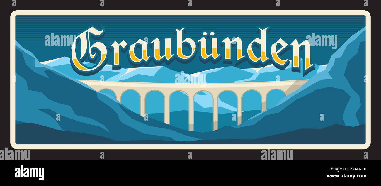 Grisons or Graubunden canton in Switzerland, Swiss territory and region ...