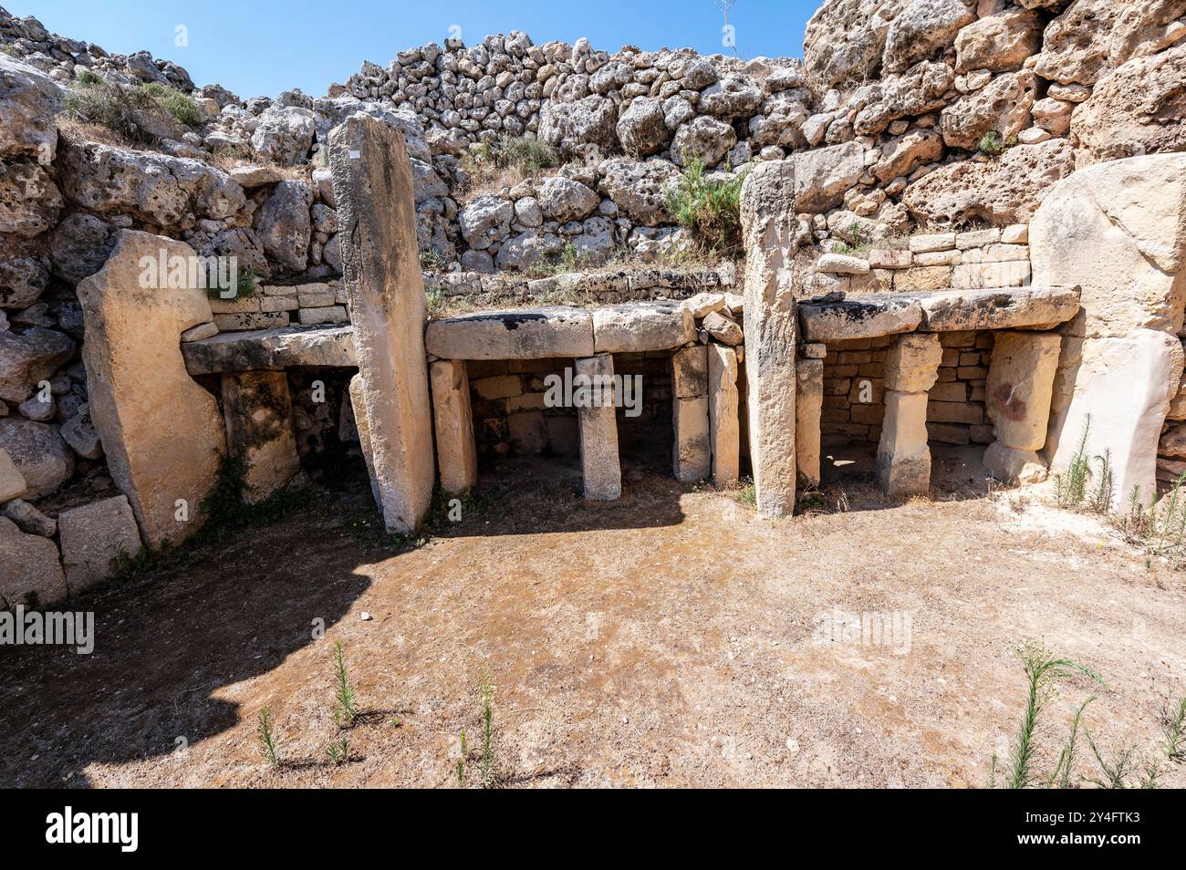 Ggantija Temples are limestone neolithic temples in the region of ...