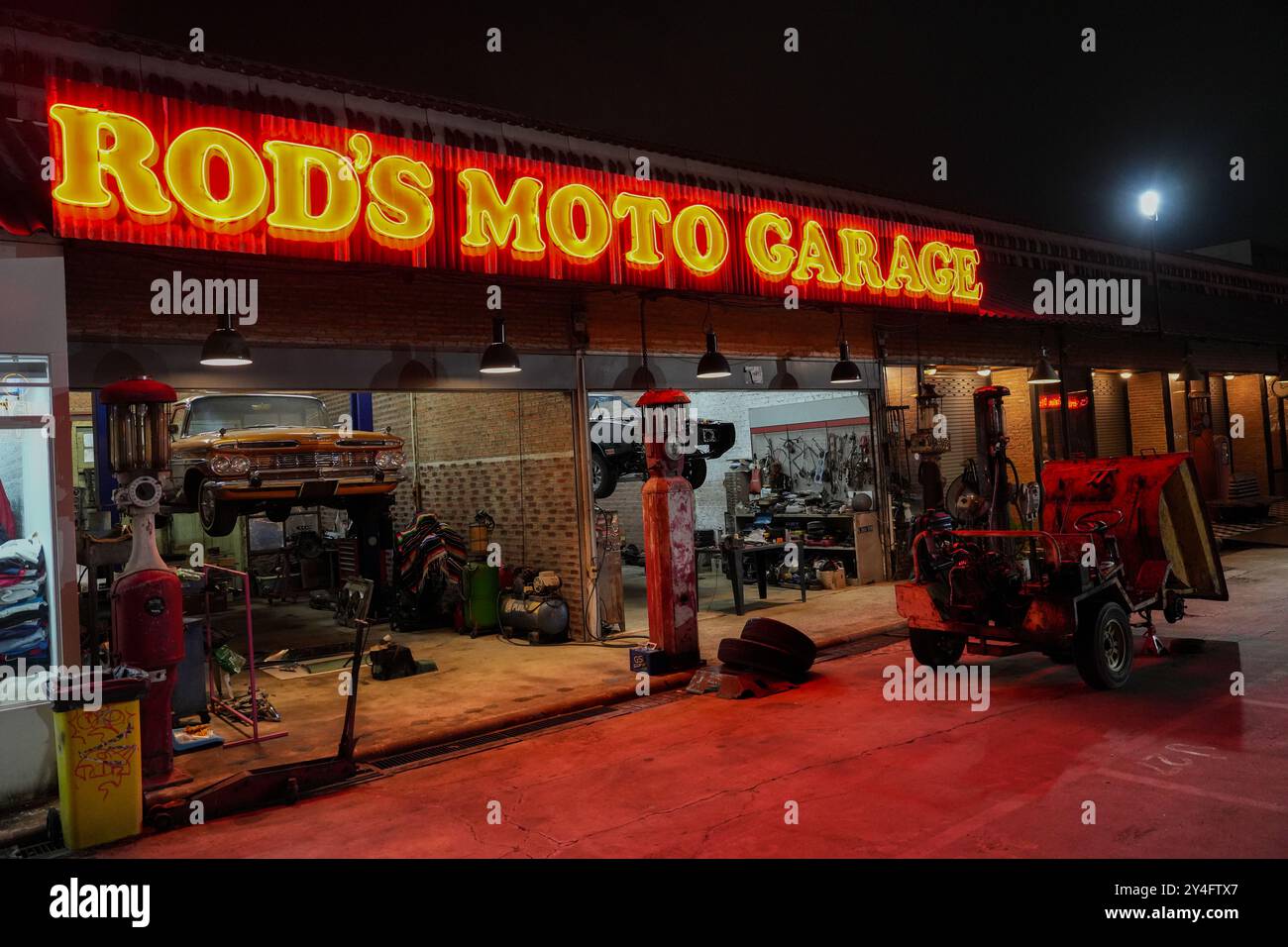 An automobile workshop for American Classic Car in the area of the ...
