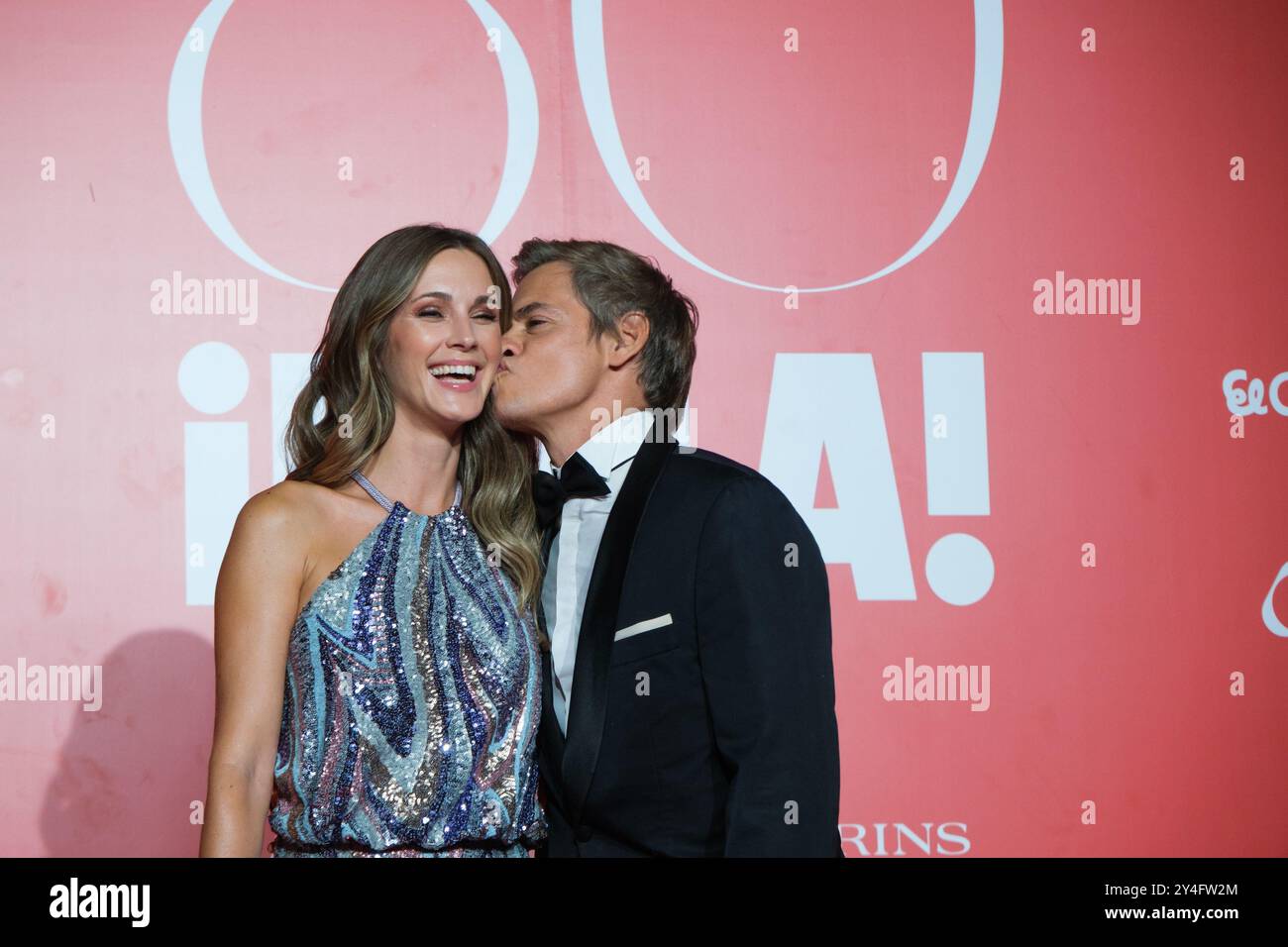 Carlos Baute and Astrid Klisans attend the party organized by the ...