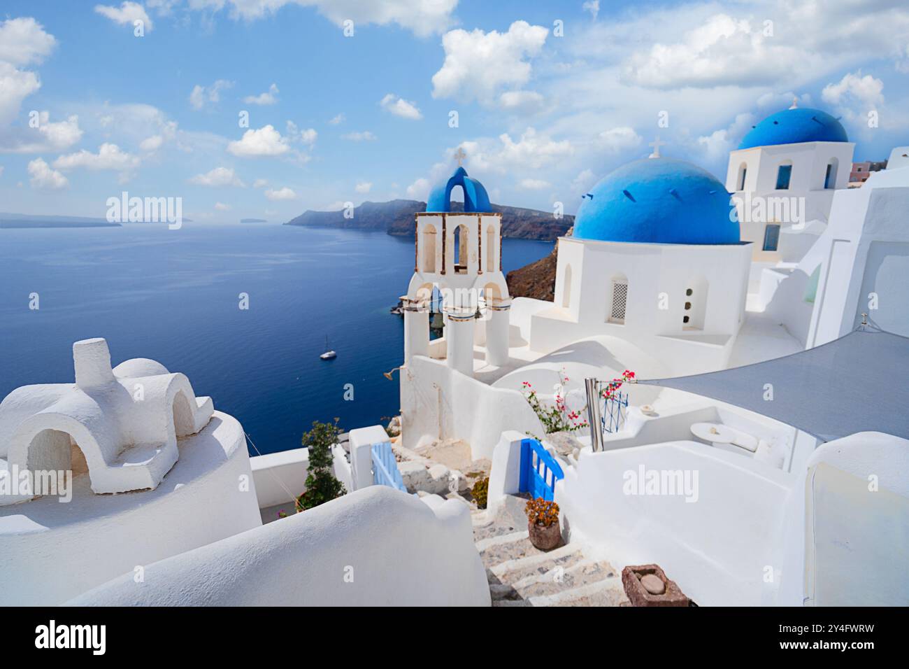 Oia, traditional greek village Stock Photo - Alamy