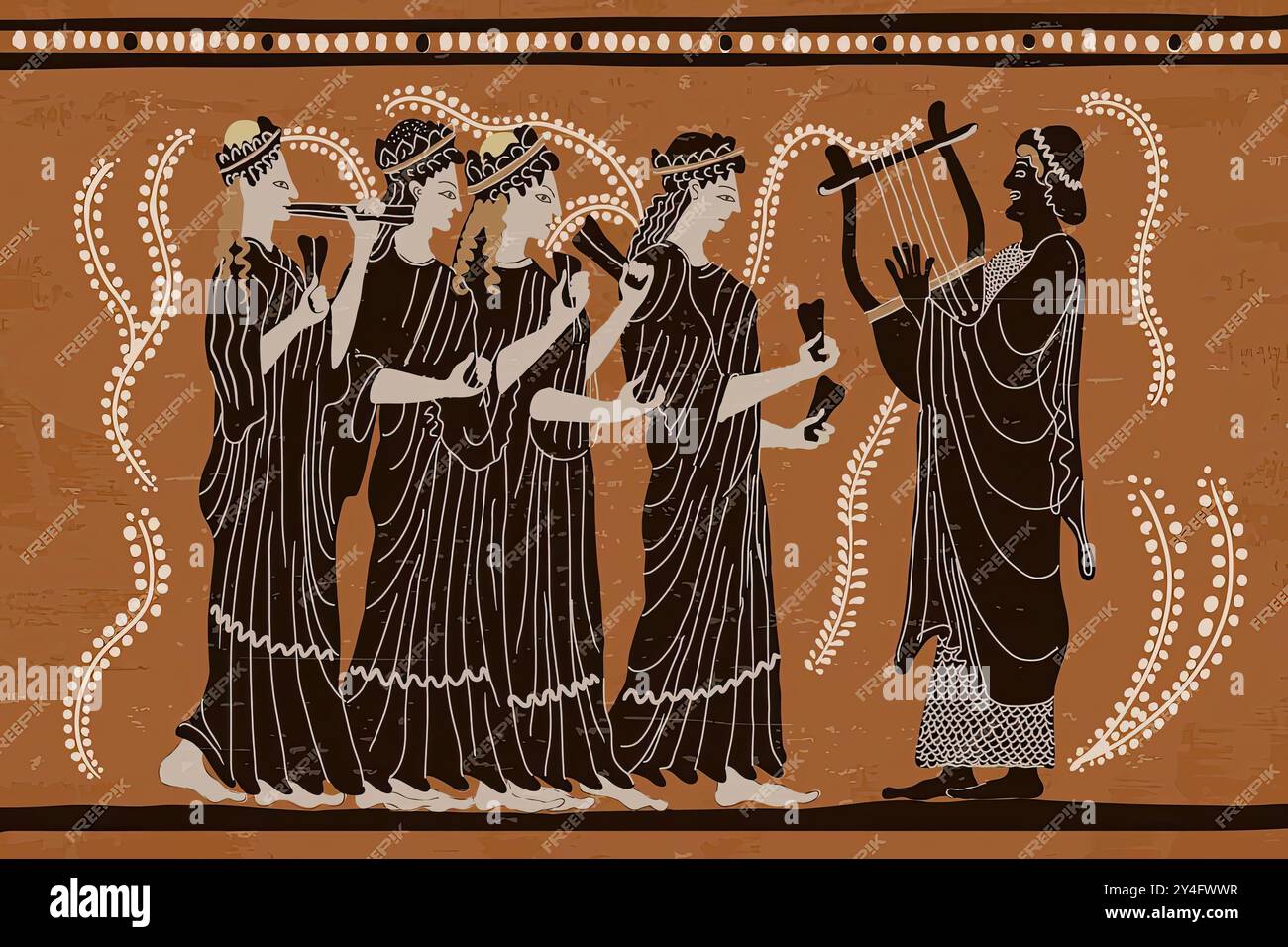 Ancient greek musical instruments hi-res stock photography and images ...