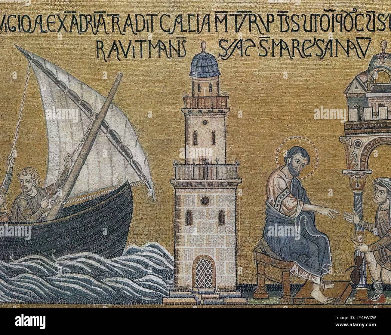 7395.The Lighthouse of Alexandria, sometimes called the Pharos of ...