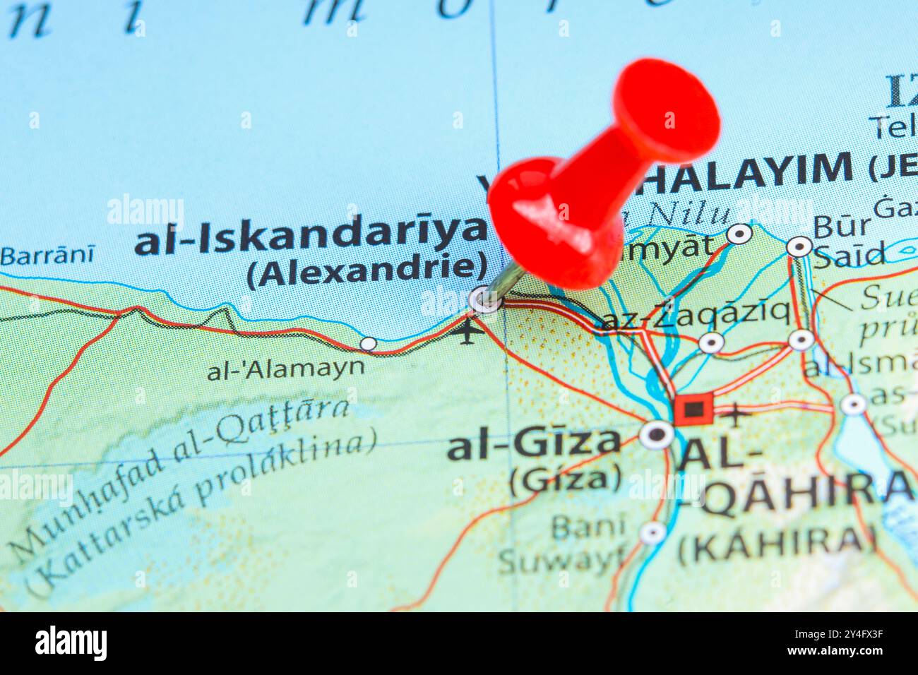 Alexandria city plan hi-res stock photography and images - Alamy