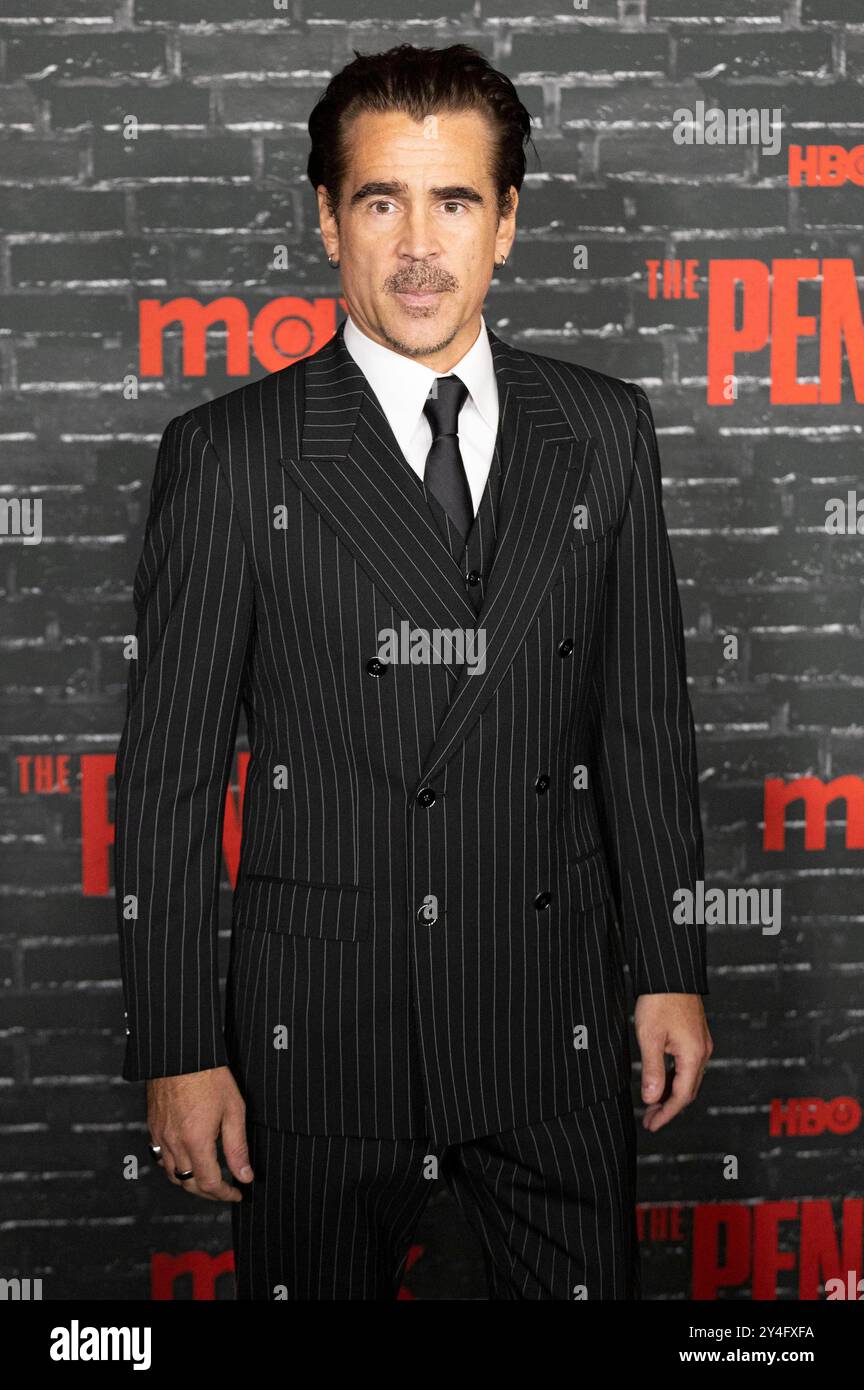 Colin Farrell bei der Premiere der HBO Max Miniserie The Penguin im ...