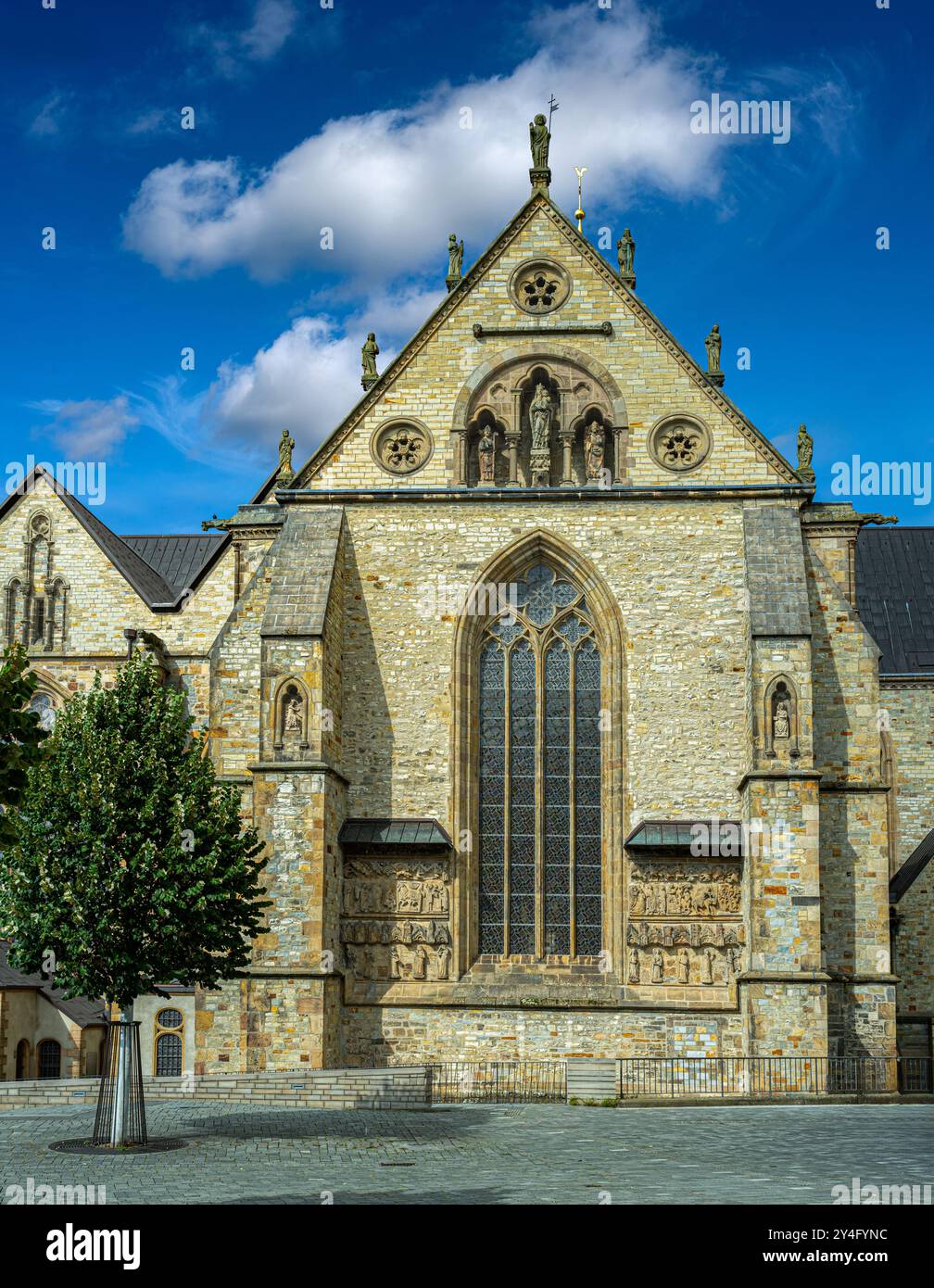 Catholic Paderborn Cathedral St. Liborius is mainly of the 13th century ...