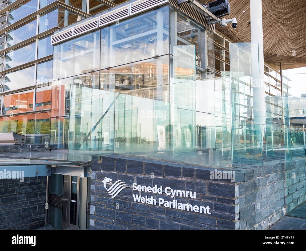 The Senedd, Welsh Parliament, Cardiff Bay, Cardiff, Wales, UK, GB Stock ...