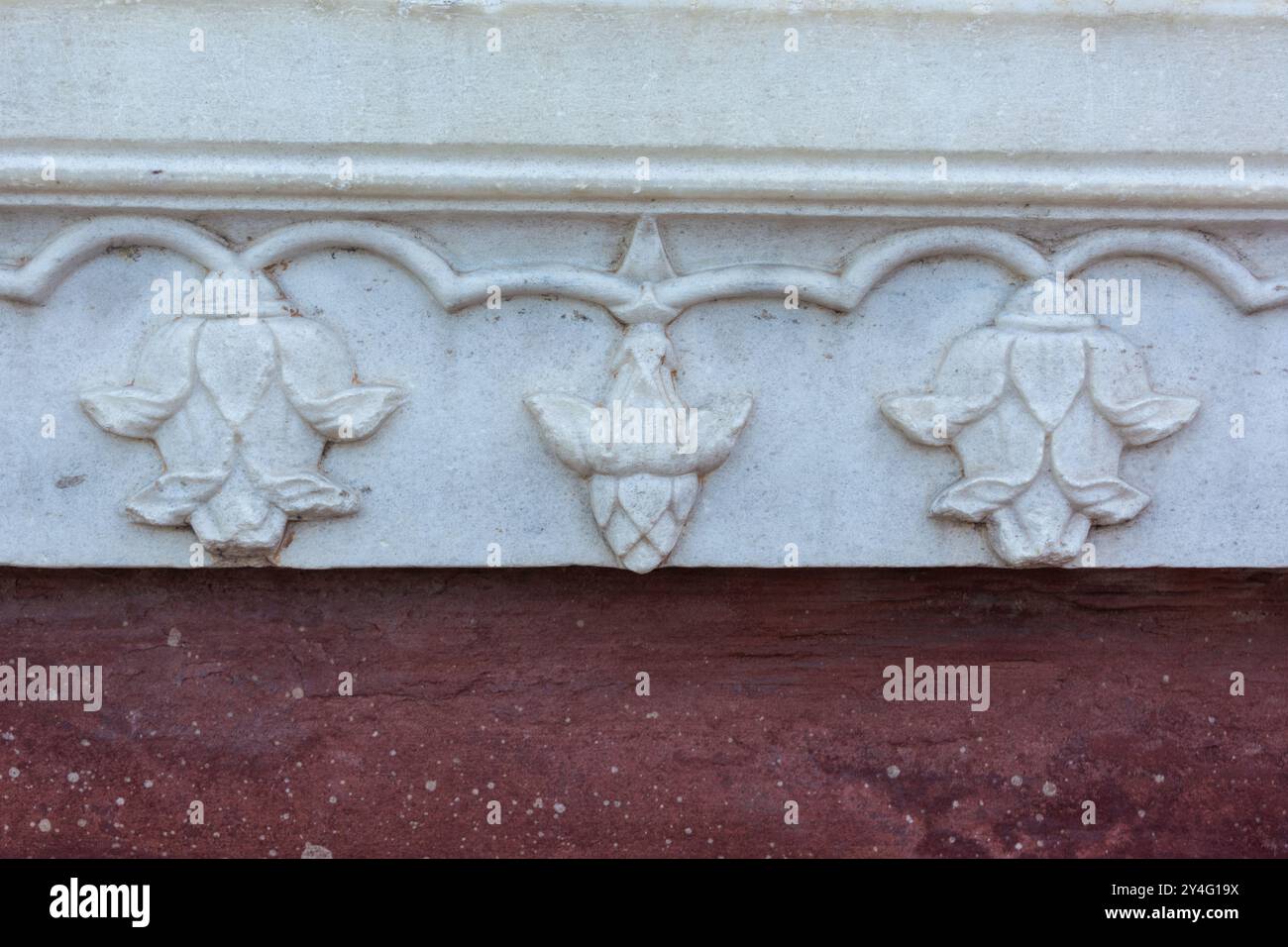 Sawan Pavilion, Red Fort, Old Delhi, India. UNESCO World Heritage Site ...
