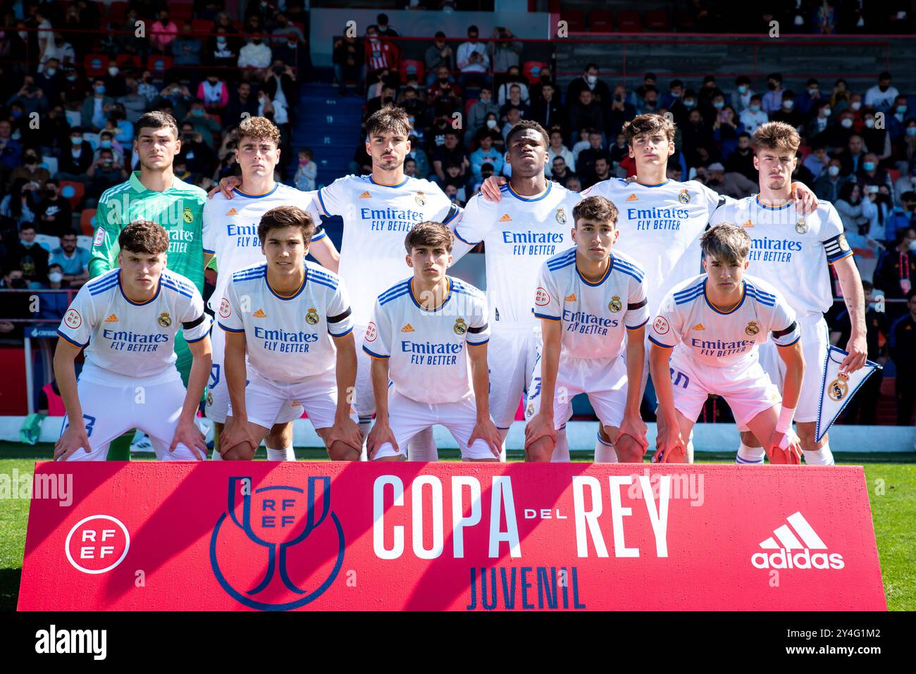 Lugo, Spain. 16 April, 2022. Real Madrid winner of Final Youth King's ...