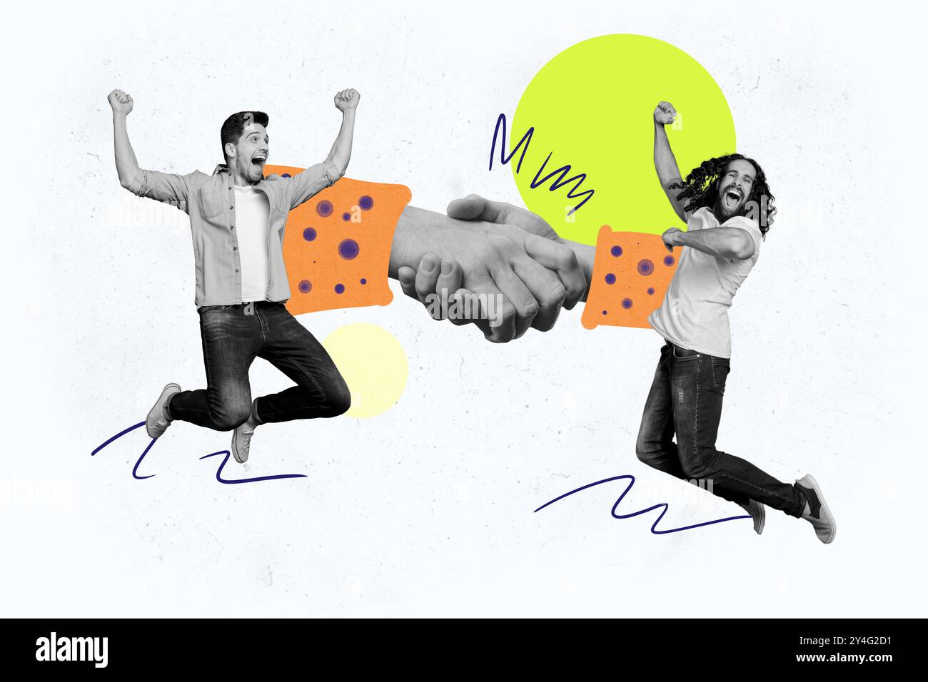 Composite trend artwork sketch photo collage of huge hand arm sleeve ...