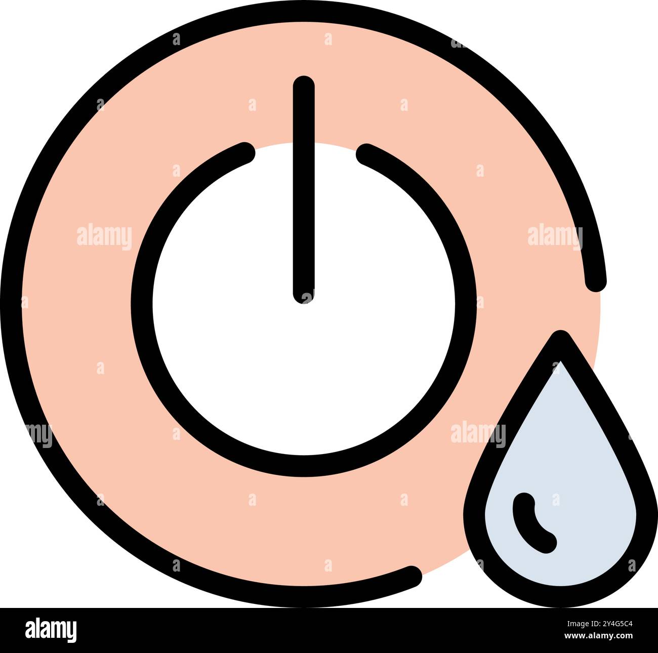 Hygrometer color icon. Element of measuring instruments icon ...