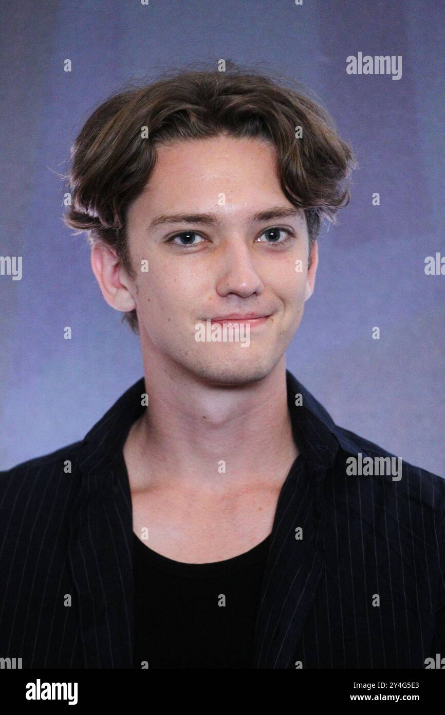 The solist of the ballet, Julian Mackay. Press conference with the ...