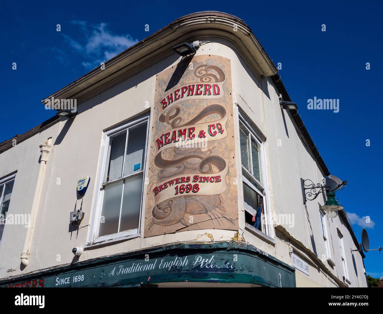 The Cricketers, Pub, Shepherd Neame Pub, Canterbury, Kent, England, UK ...