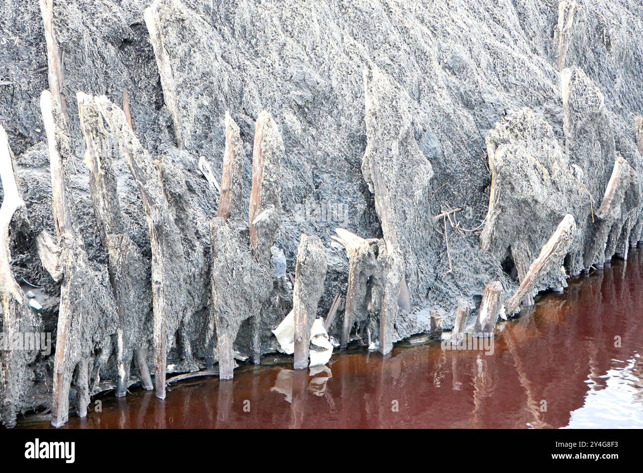 Salt pillars around Lake Katwe in Queen Elizabeth National Park Uganda ...